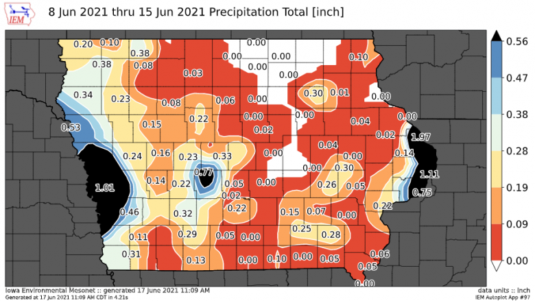 Severe drought covers 40% of Iowa | Successful Farming