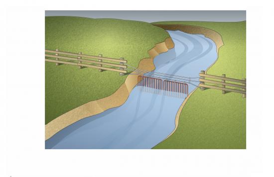 Build a flood-proof cattle gate | Successful Farming