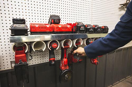 Farmer-built battery powered tool organizer | Successful Farming