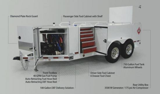 Special service trailer