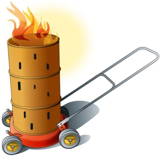 Burn barrel on wheels will save you time | Successful Farming