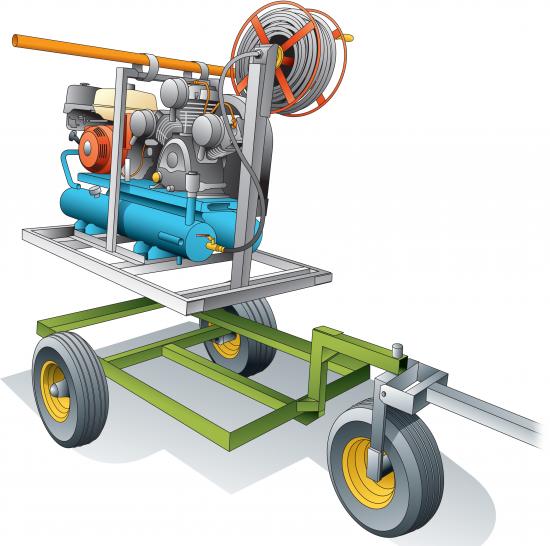 Farmer-Built Air Compressor Lift | Successful Farming